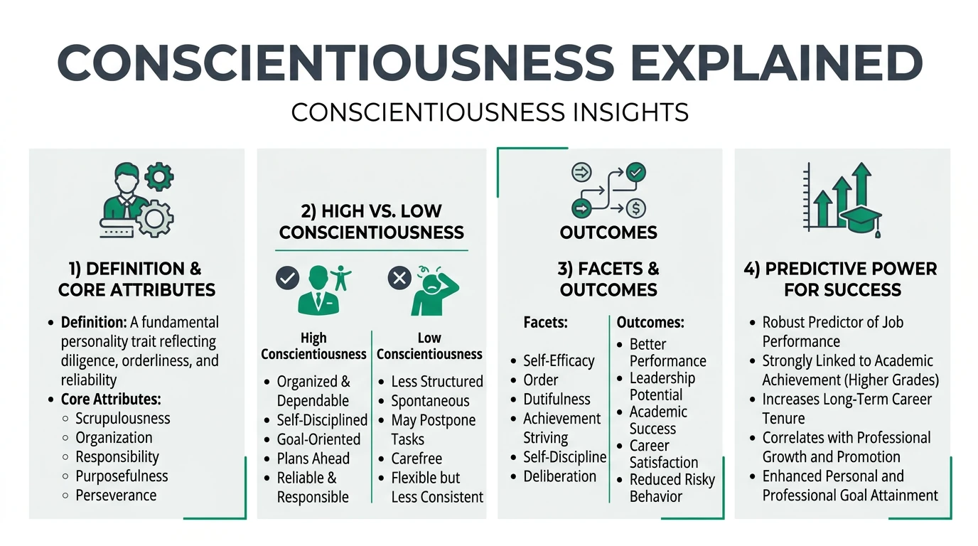 Conscientiousness: Complete Big Five Guide | Psychometric Research