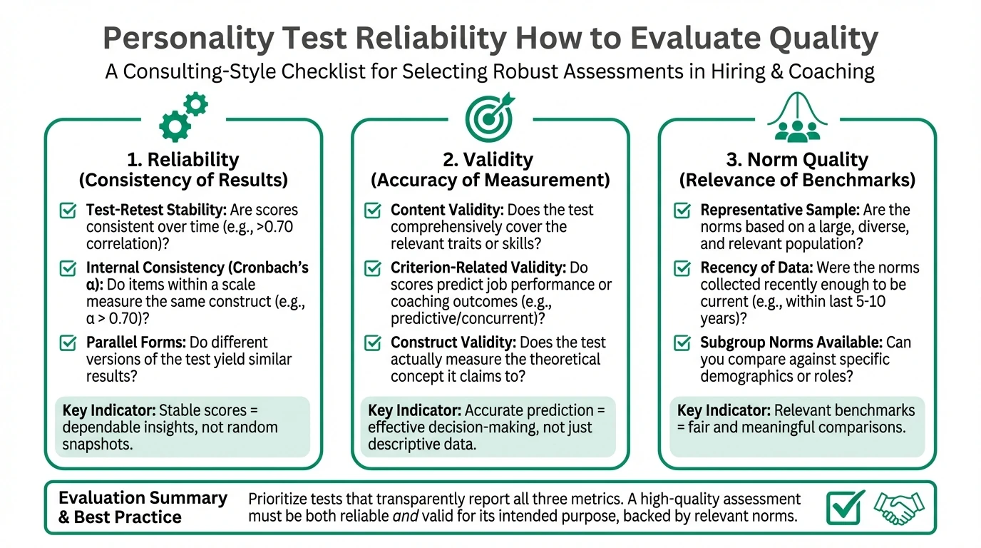Personality Test Reliability: How to Evaluate Quality | Psychometric ...